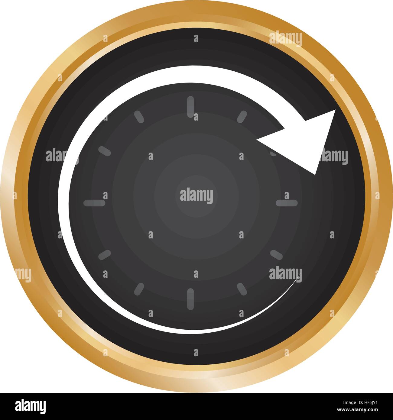 Time clock symbol Stock Vector Image & Art - Alamy