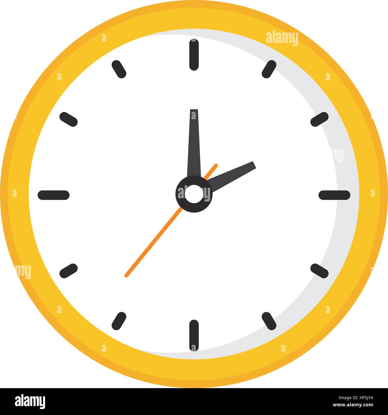 Time clock symbol Stock Vector Image & Art - Alamy