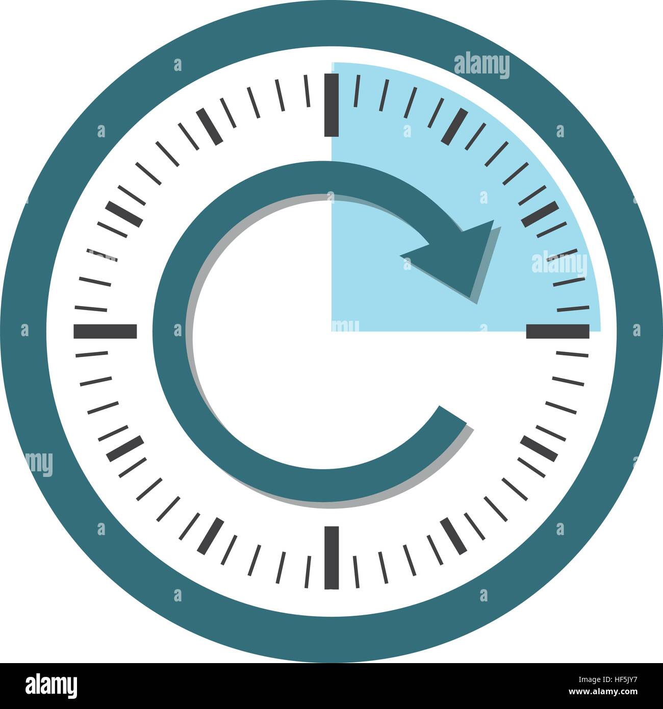 Time clock symbol Stock Vector Image & Art - Alamy
