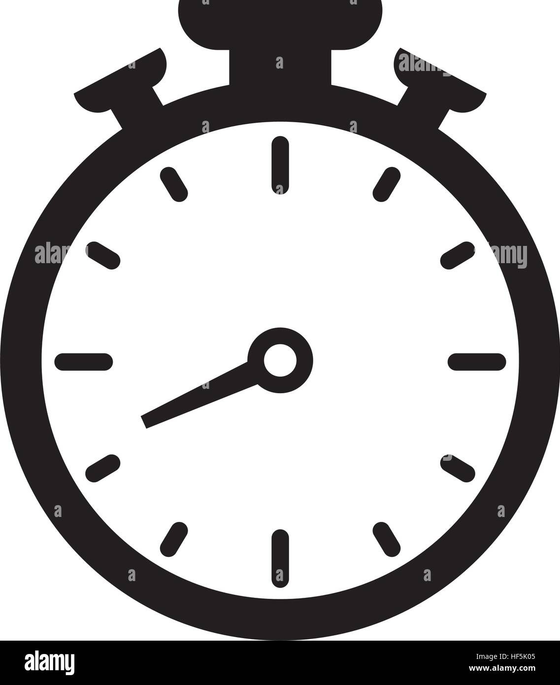 Time clock symbol Stock Vector Image & Art - Alamy