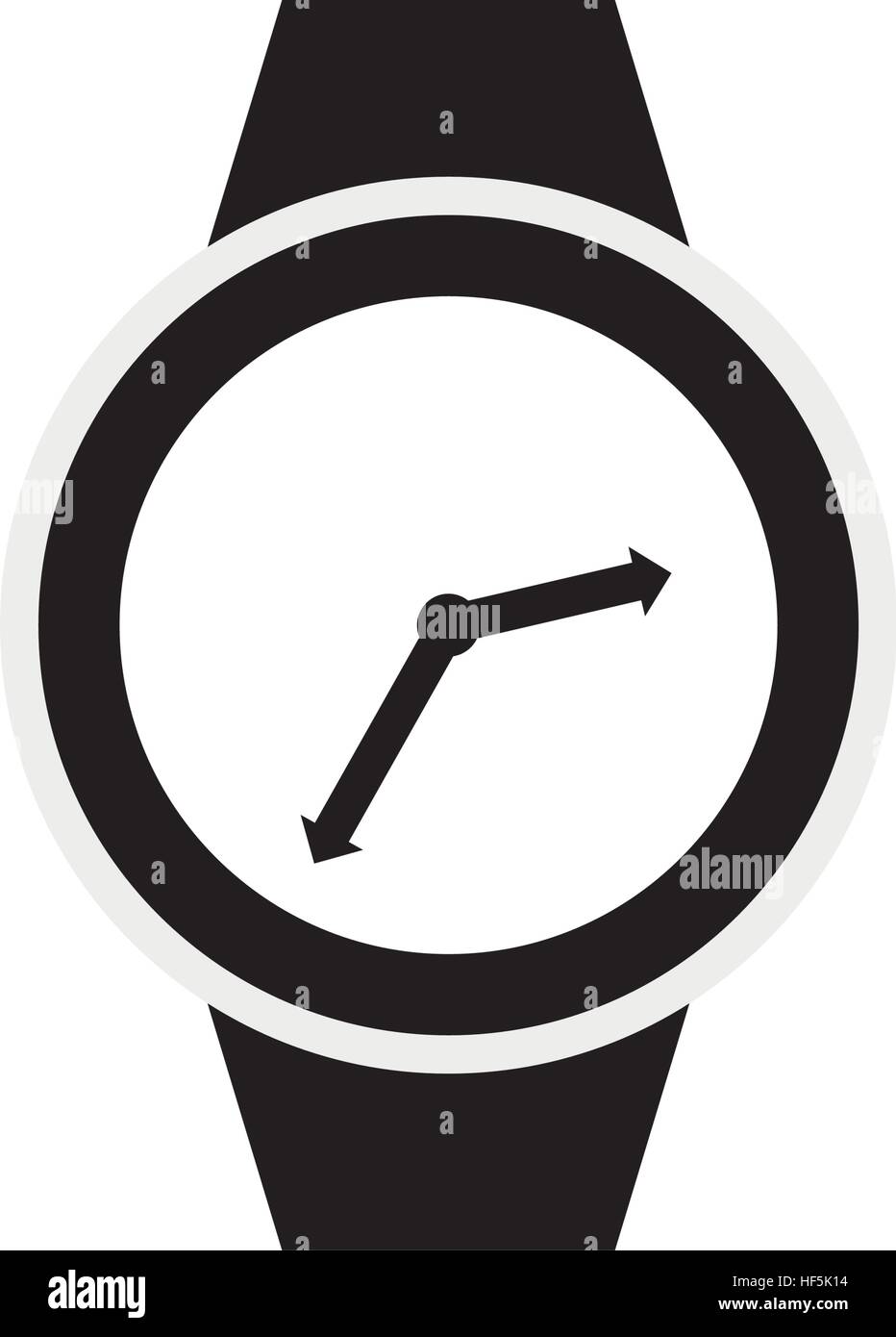 Time clock symbol Stock Vector Image & Art - Alamy