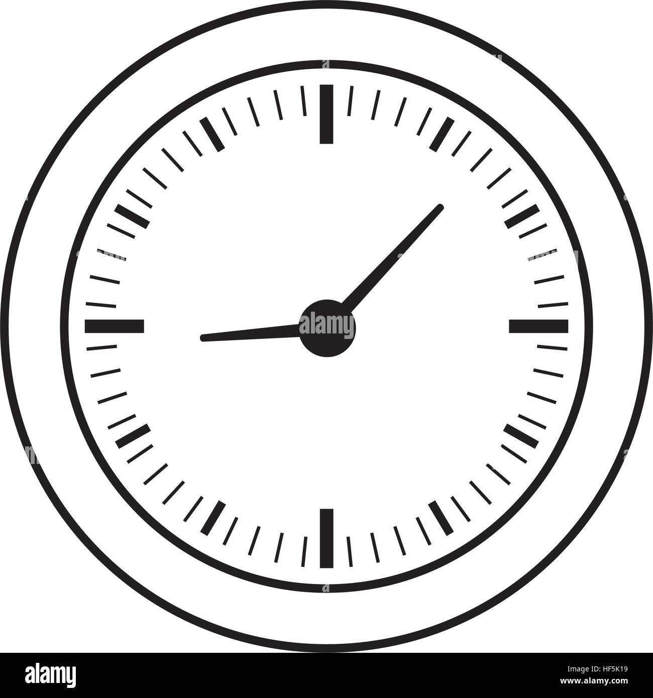 Time clock symbol Stock Vector Image & Art - Alamy