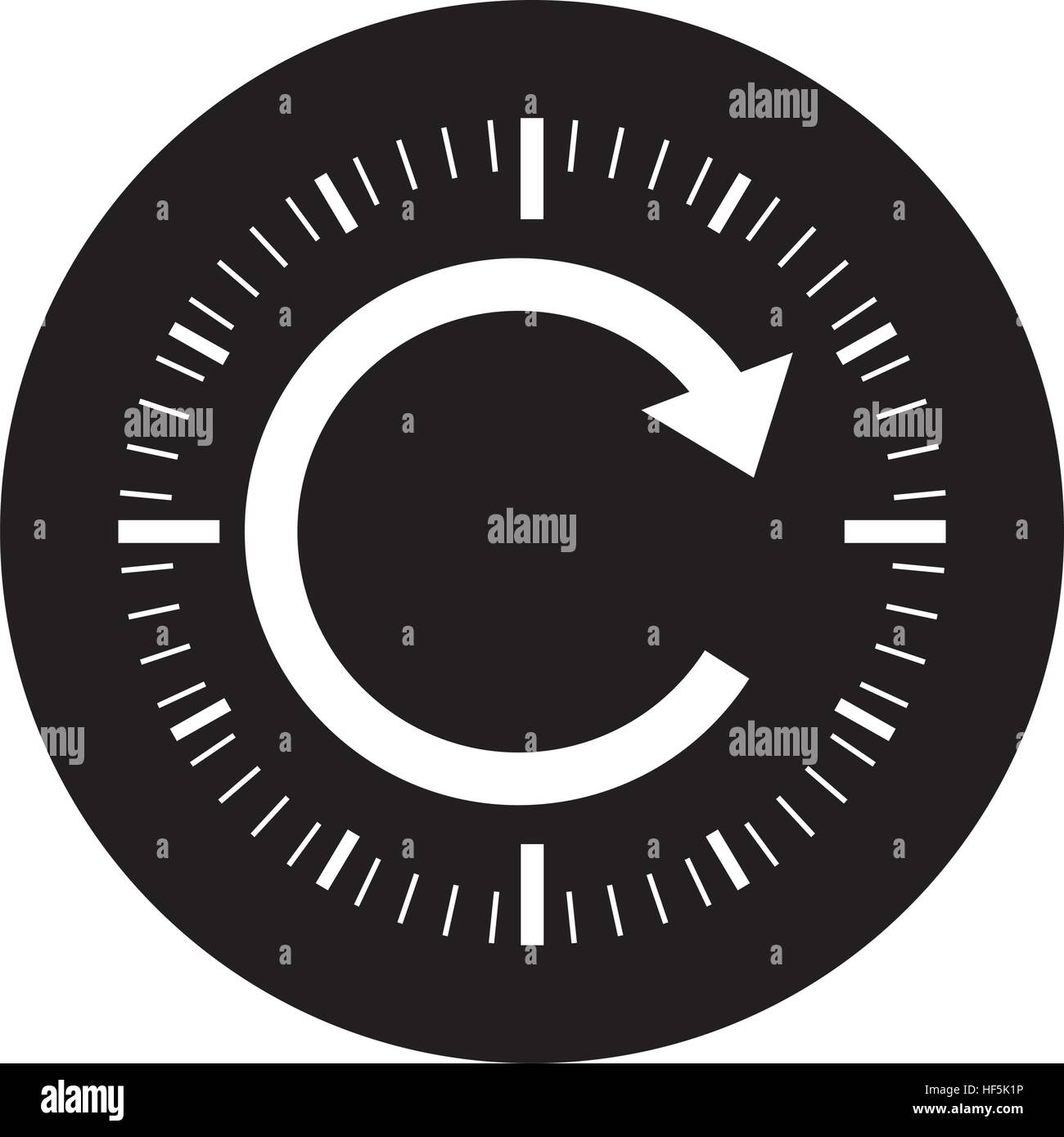 Time clock symbol Stock Vector Image & Art - Alamy