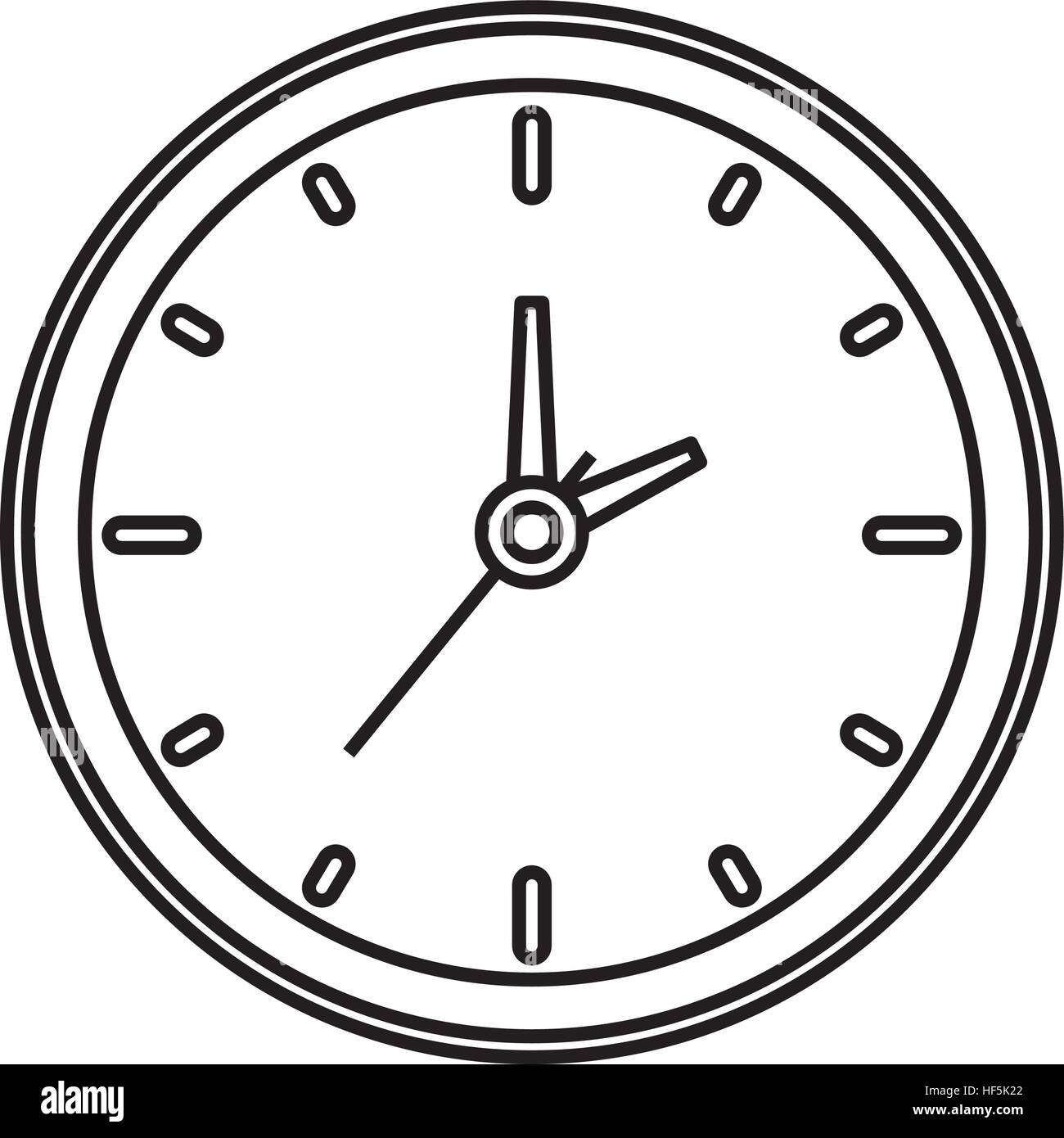 Time clock symbol Stock Vector Image & Art - Alamy
