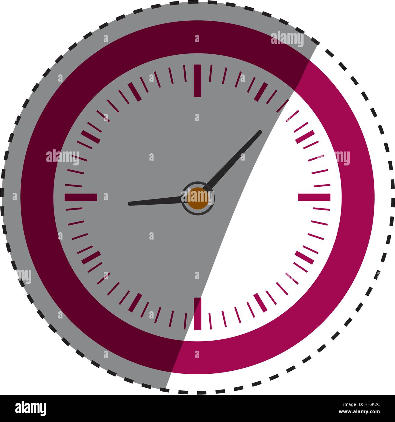 Time clock concept Stock Vector Image & Art - Alamy