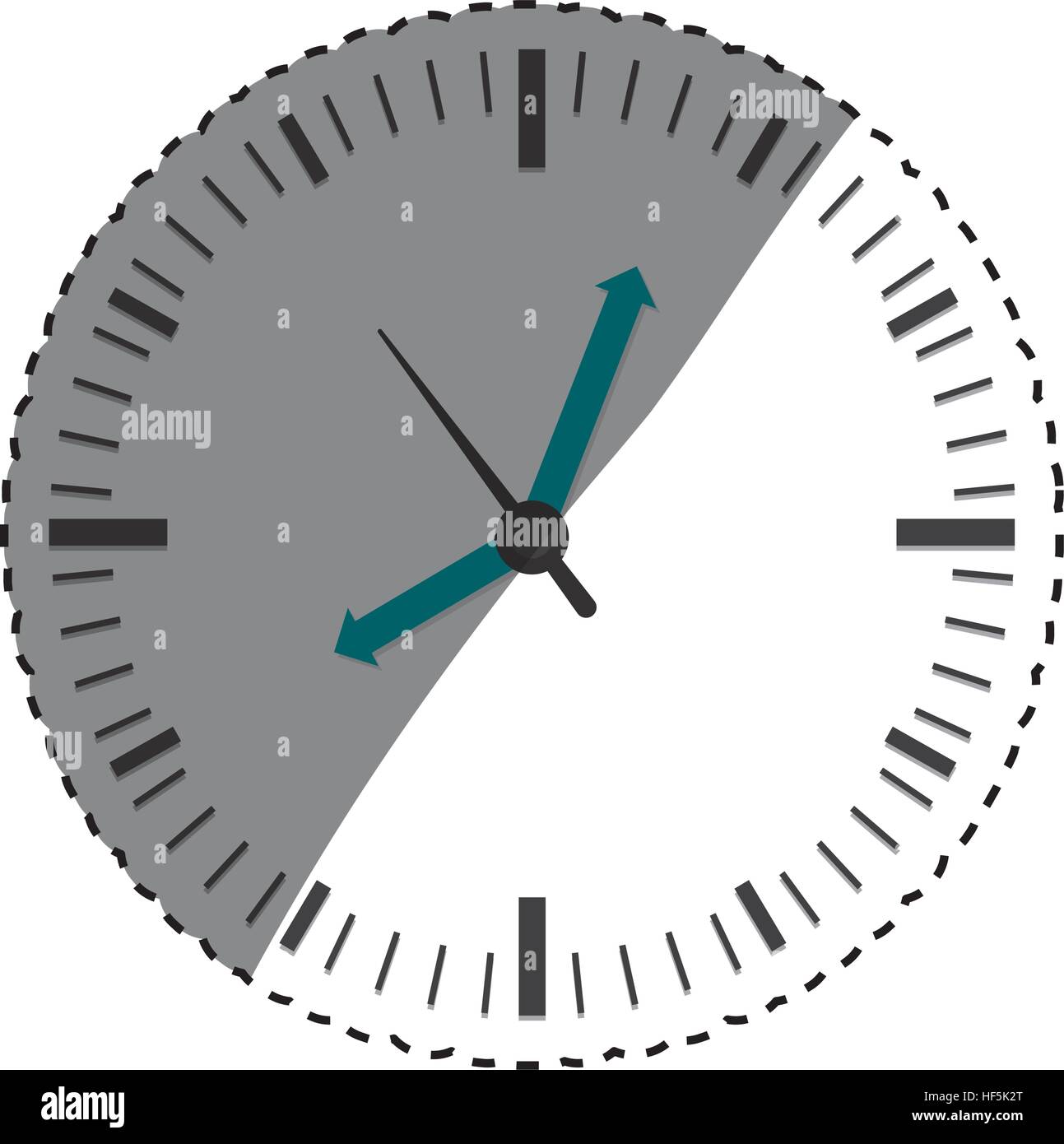 Time clock concept Stock Vector Image & Art - Alamy