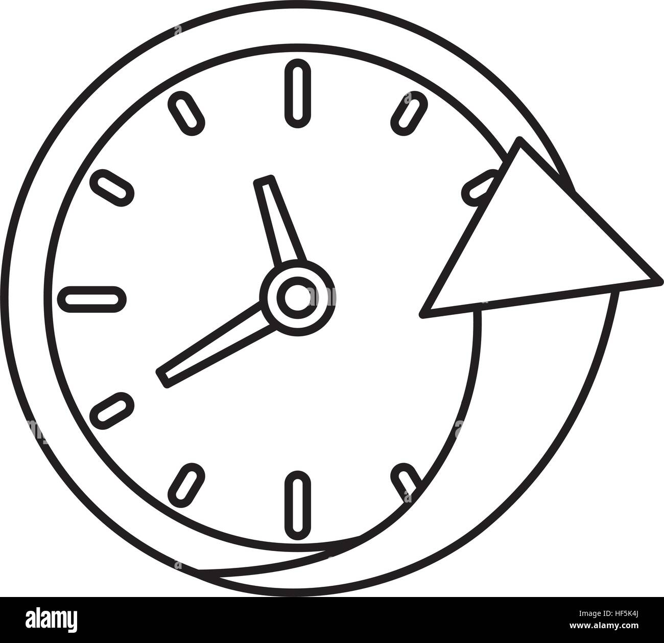 Time clock concept Stock Vector Image & Art - Alamy