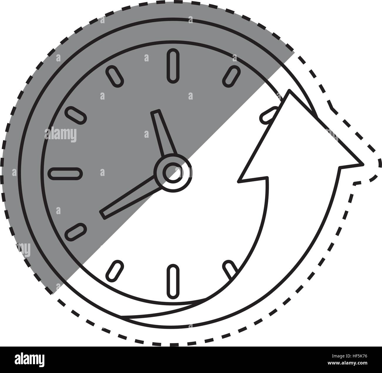 Time clock concept Stock Vector Image & Art - Alamy