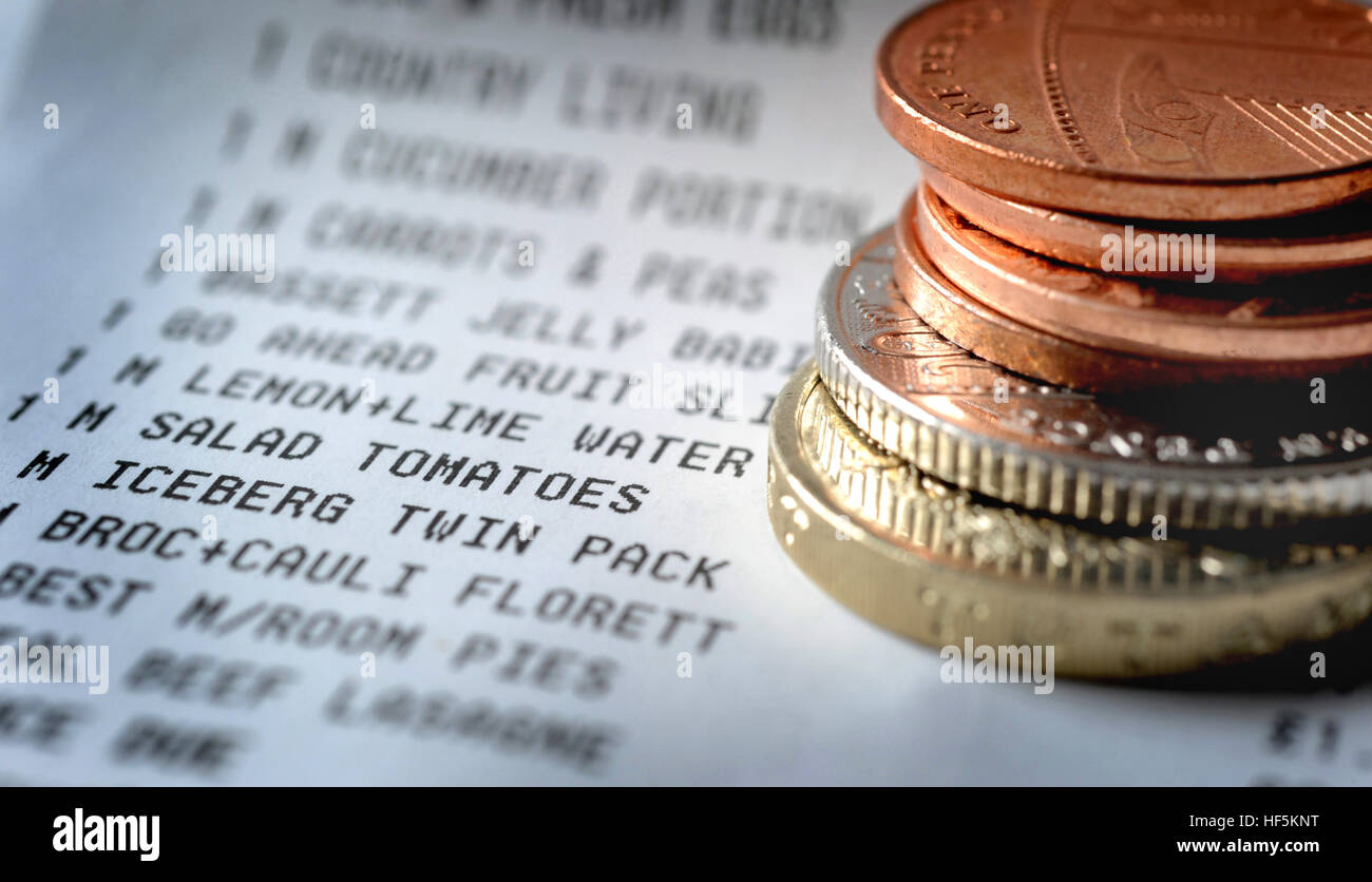 Supermarket receipt uk hi-res stock photography and images - Alamy