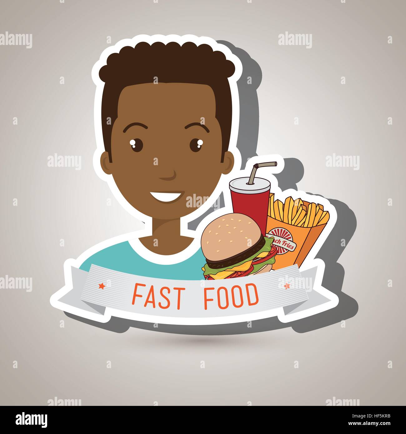 Man eyes closed and eat Stock Vector Images - Alamy