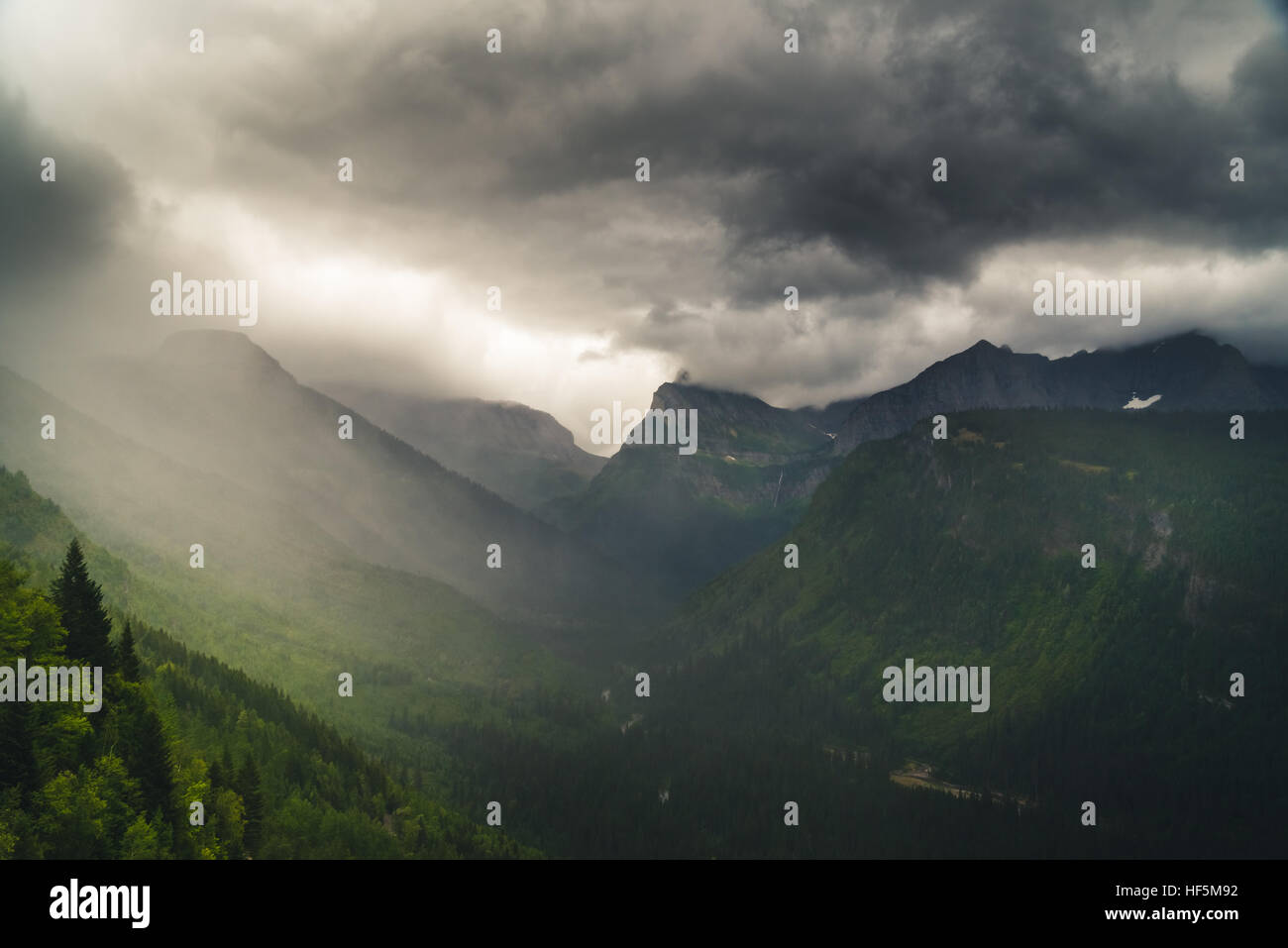 Peaceful sunlit valley hi-res stock photography and images - Alamy
