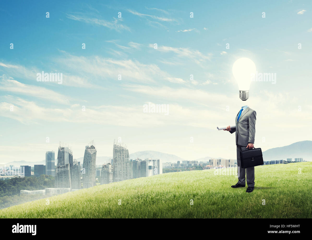 Man of creative ideas Stock Photo - Alamy