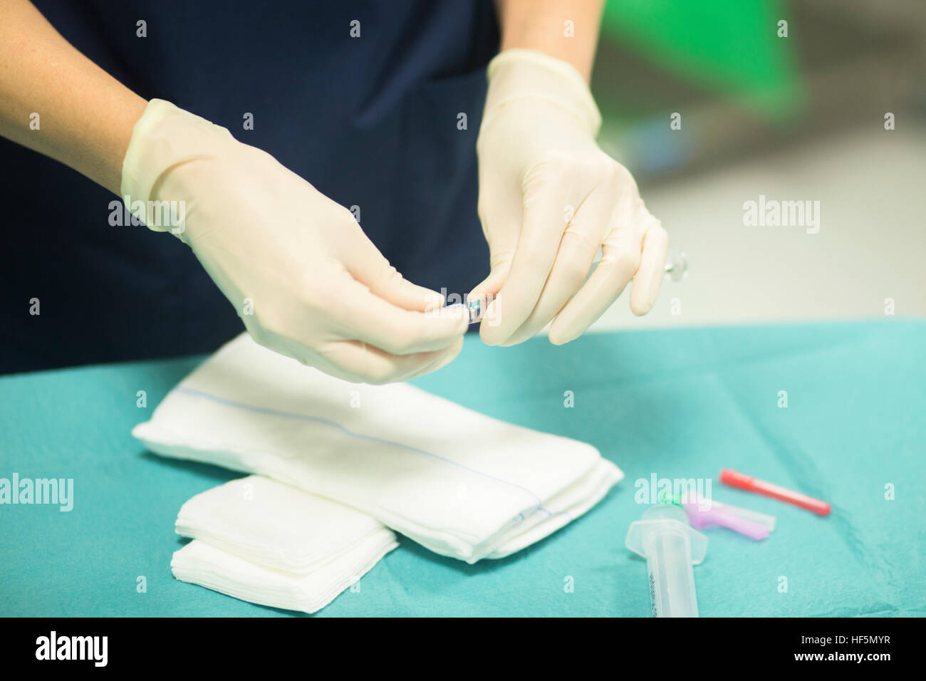 Surgery anaesthetic hypodermic syringe instrumentation in emergency ...