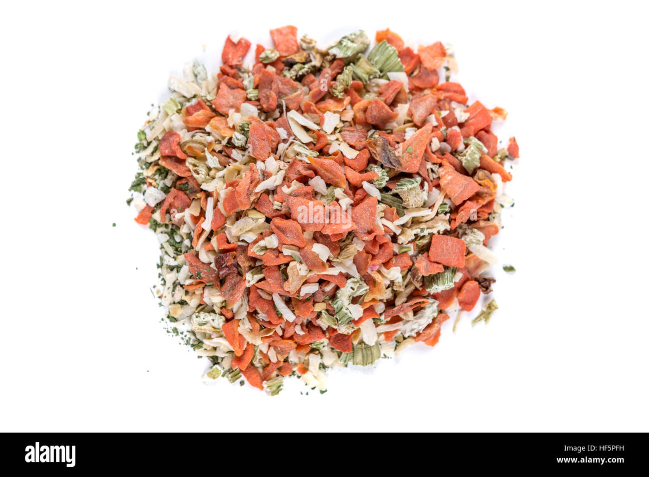 Vegetable soup mix isolated on a white background Stock Photo - Alamy
