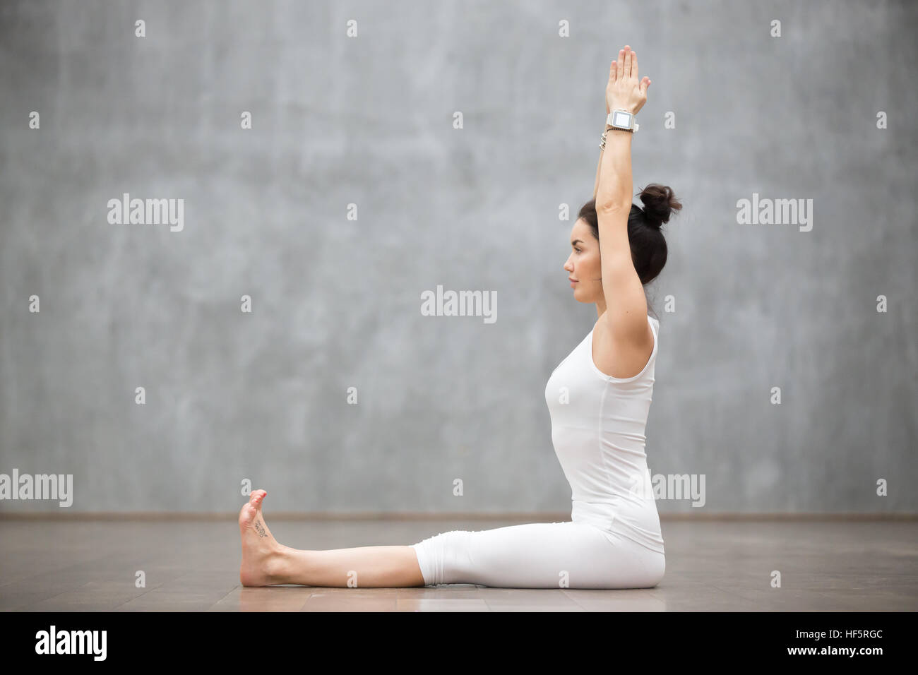 Beautiful Yoga: Dandasana, Staff pose Stock Photo - Alamy