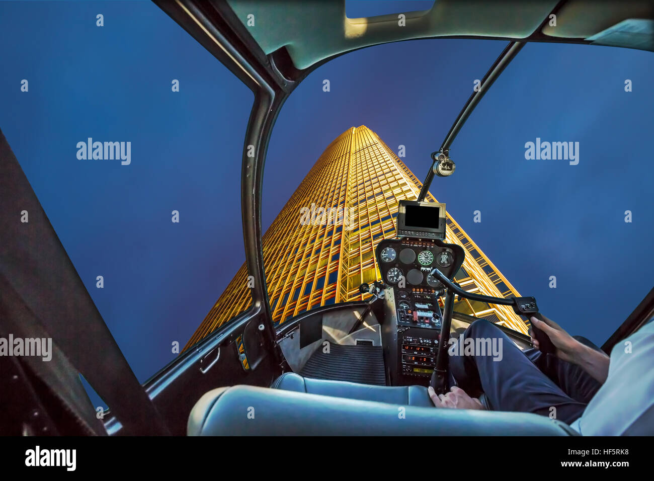 Cockpit helicopter fly windscreen hi-res stock photography and images ...