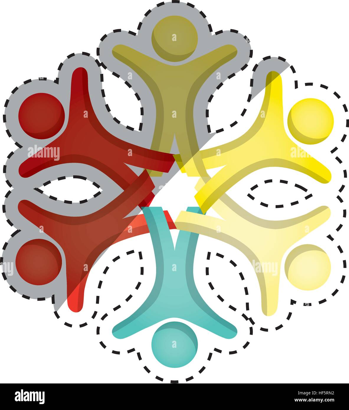 People abstract pictogram icon vector illustration graphic design Stock ...