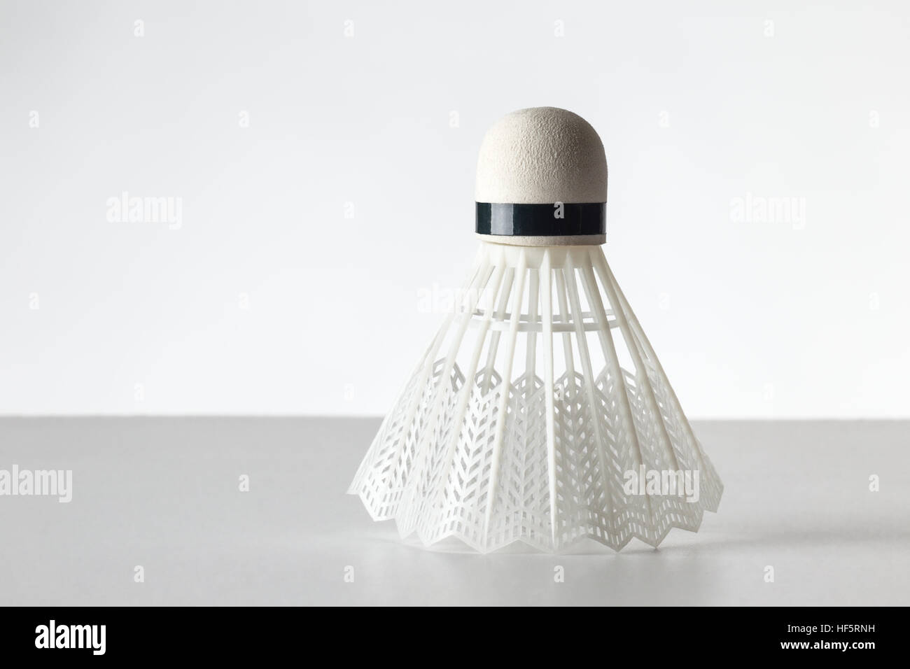 studio shot of single Shuttlecocks on white background Stock Photo - Alamy