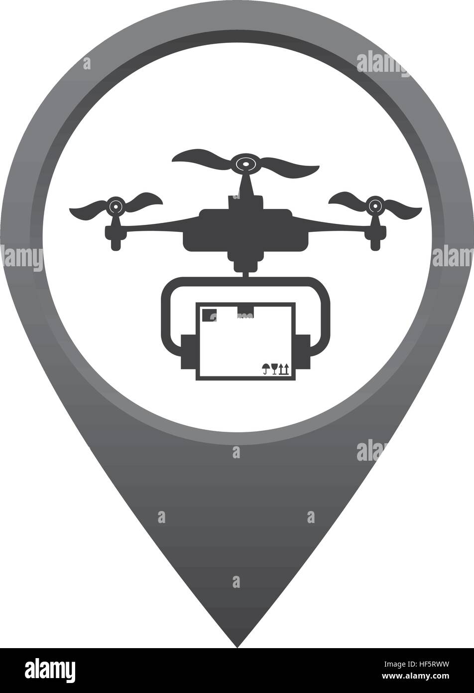 Drone robot technology icon vector illustration graphic design Stock ...