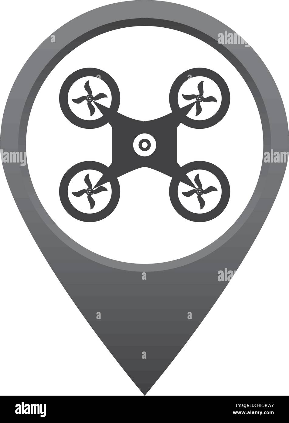 Drone robot technology icon vector illustration graphic design Stock ...