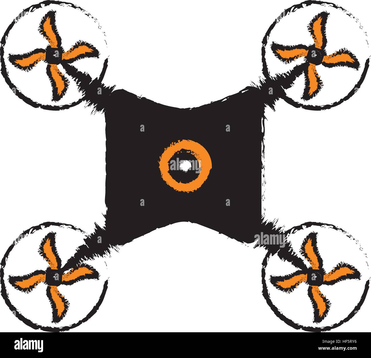 Drone robot technology icon vector illustration graphic design Stock ...