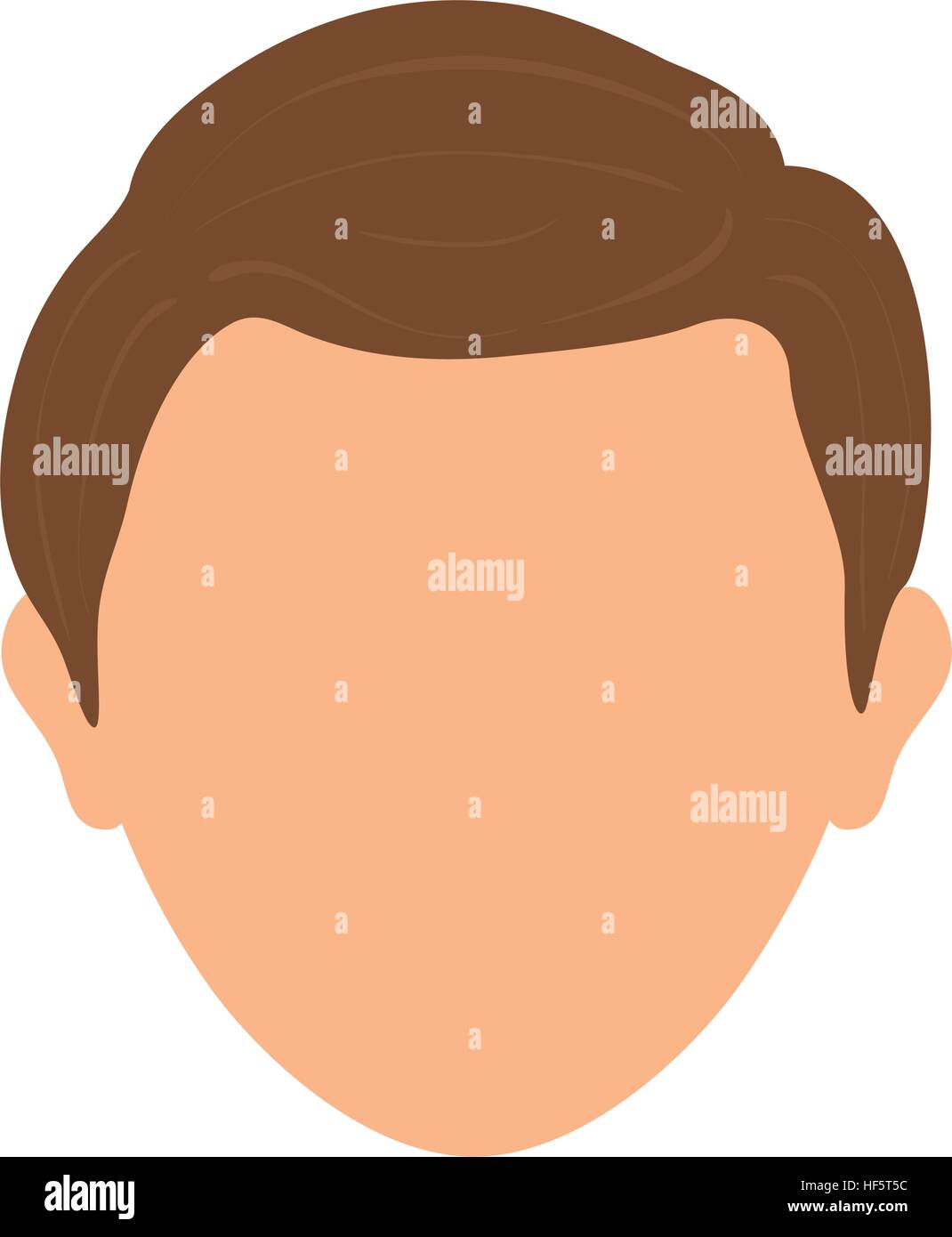 Man faceless head icon vector illustration graphic design Stock Vector ...