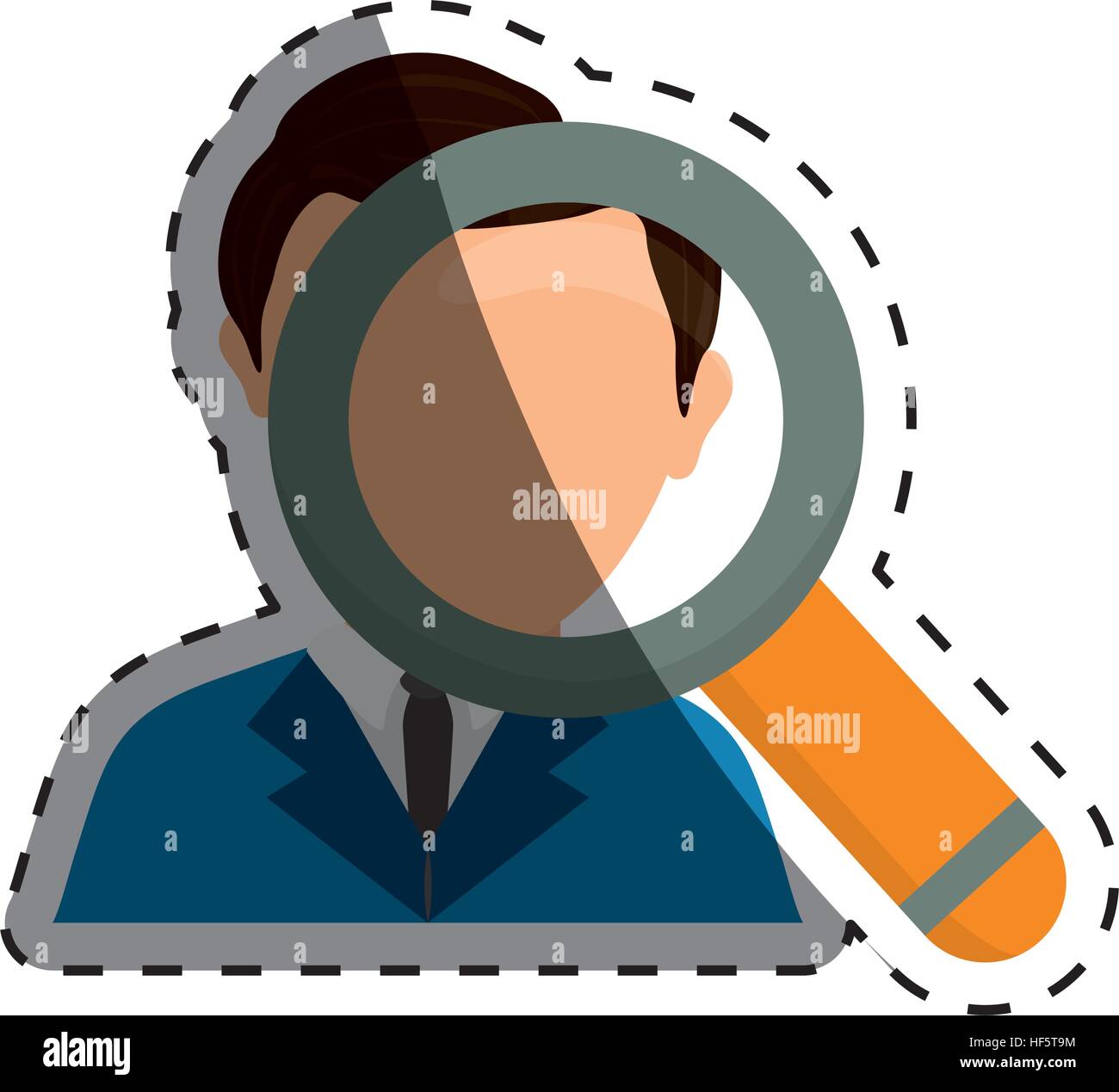 Businessman executive Profile icon vector illustration graphic design ...