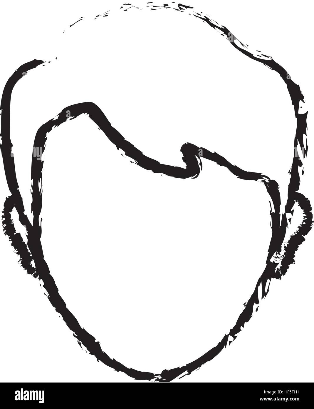 Man Faceless Head Stock Vector Image And Art Alamy