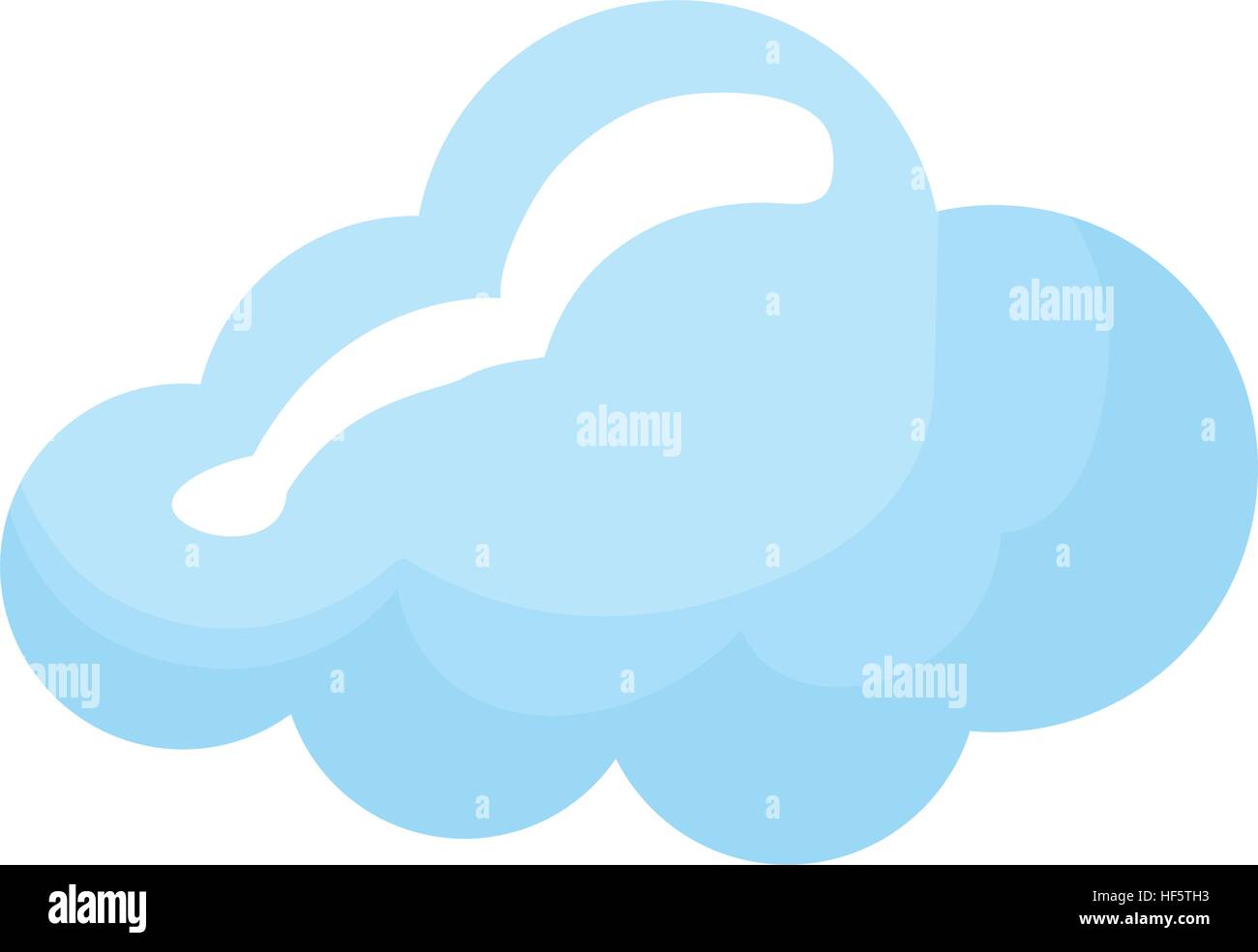 Isolated cloud symbol Stock Vector Image & Art - Alamy