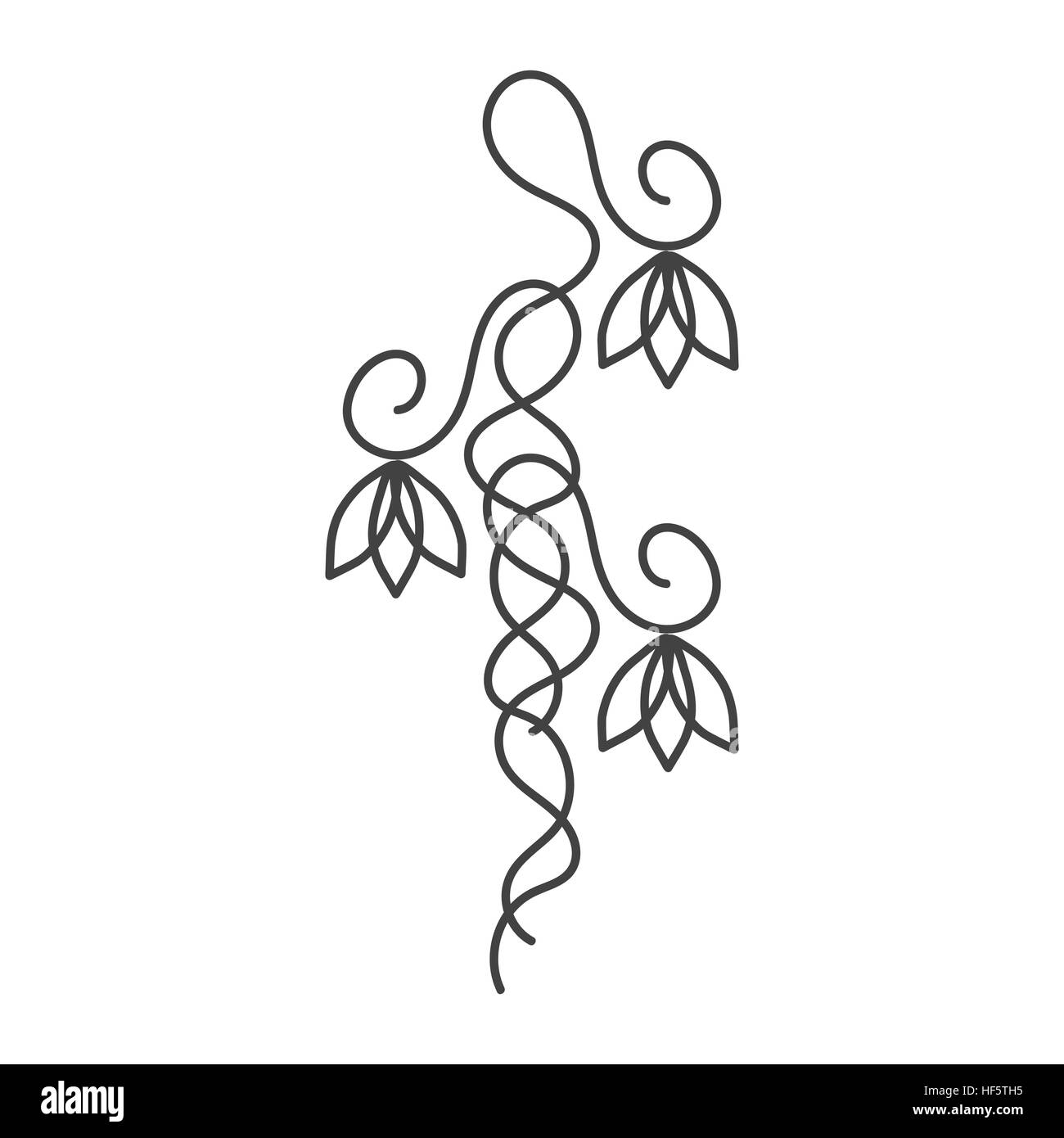 Swirly lines design Cut Out Stock Images & Pictures - Alamy