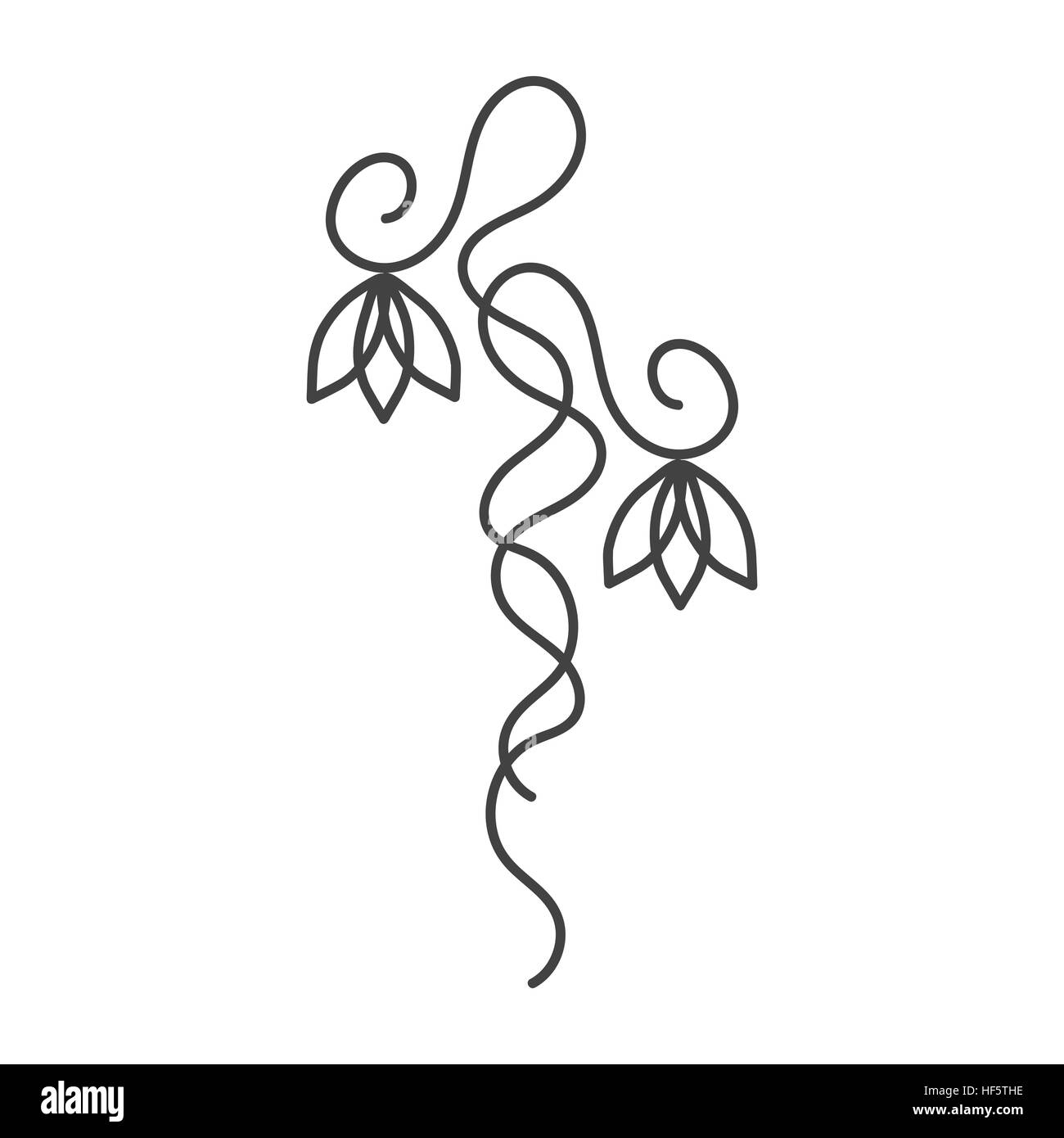 Swirly lines design Cut Out Stock Images & Pictures - Alamy