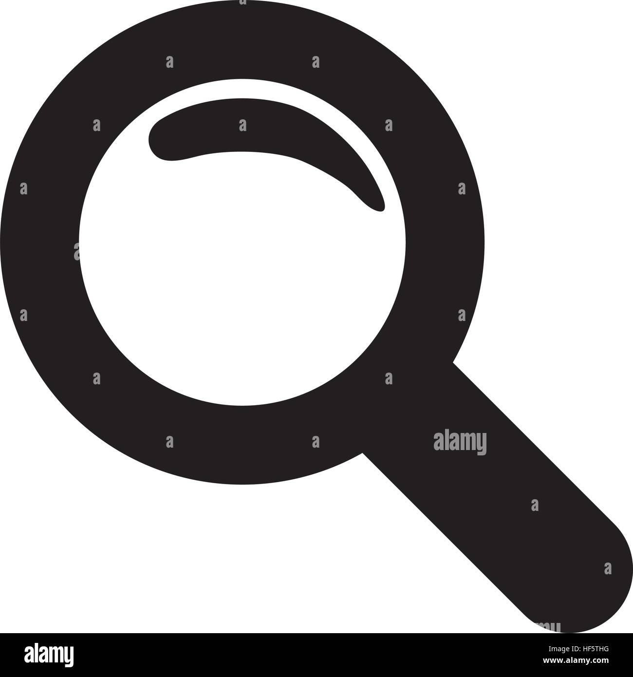 Magnifying glass lupe Stock Vector Image & Art - Alamy
