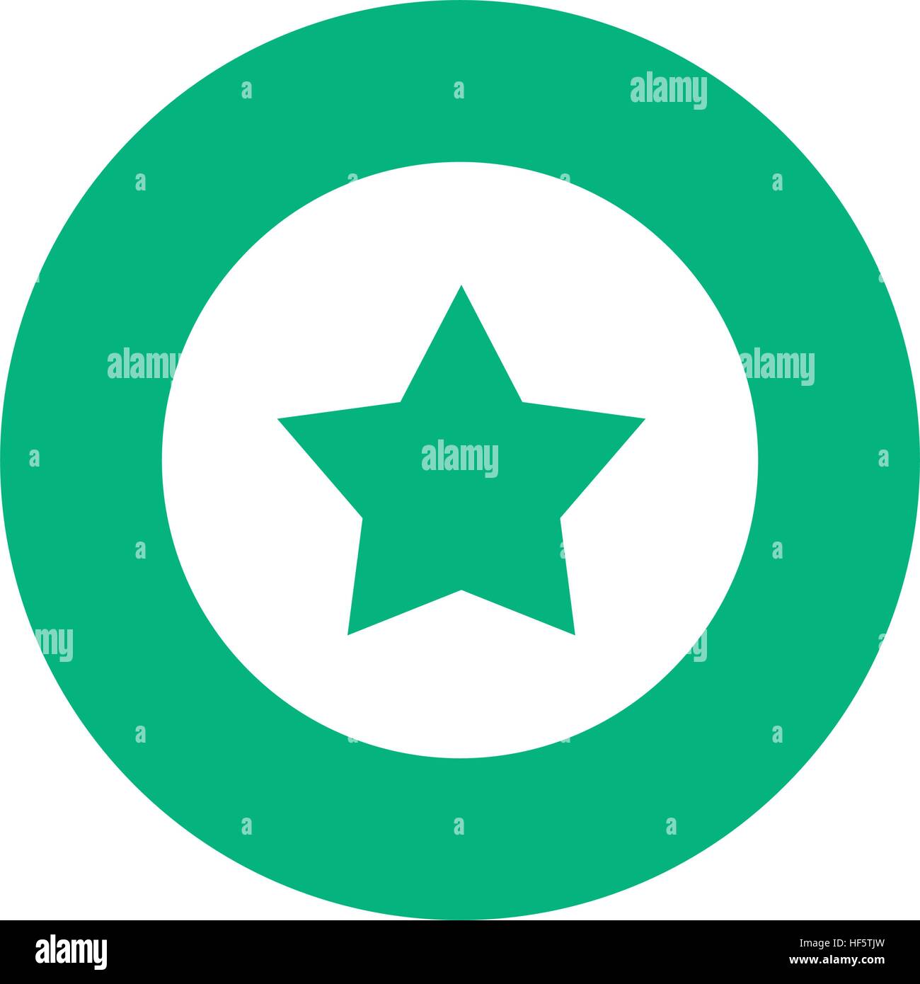 Star in round symbol Stock Vector Image & Art - Alamy