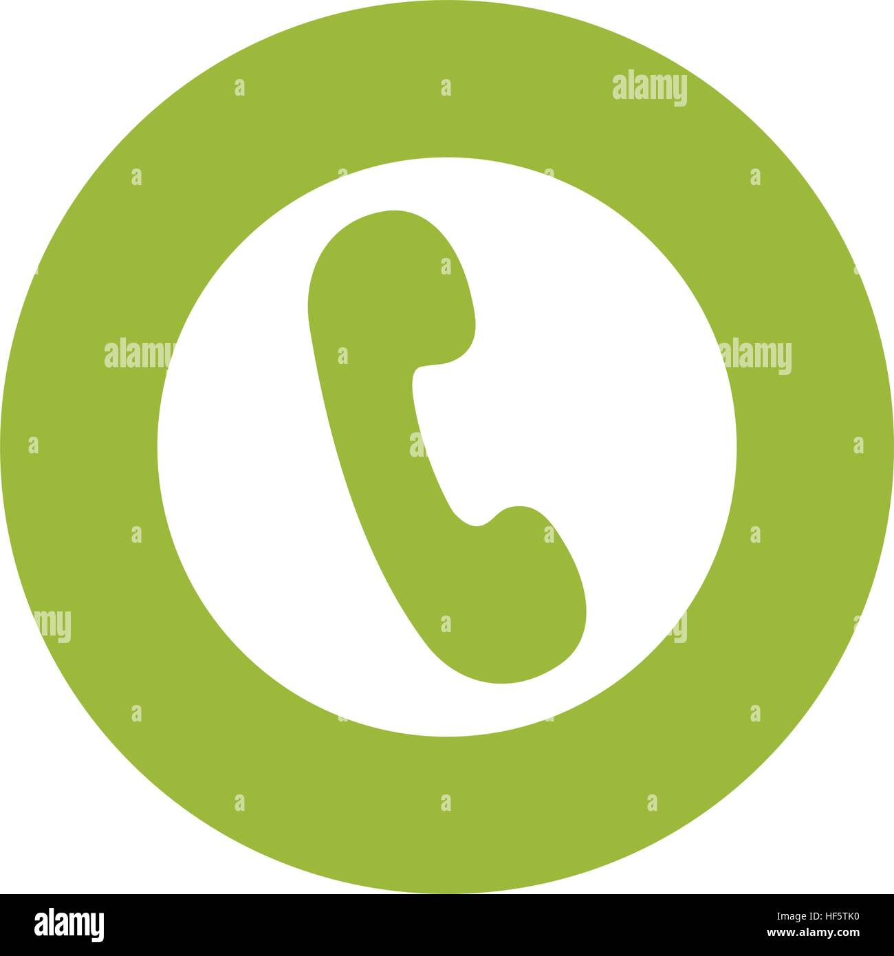 Isolated telephone symbol Stock Vector Image & Art - Alamy