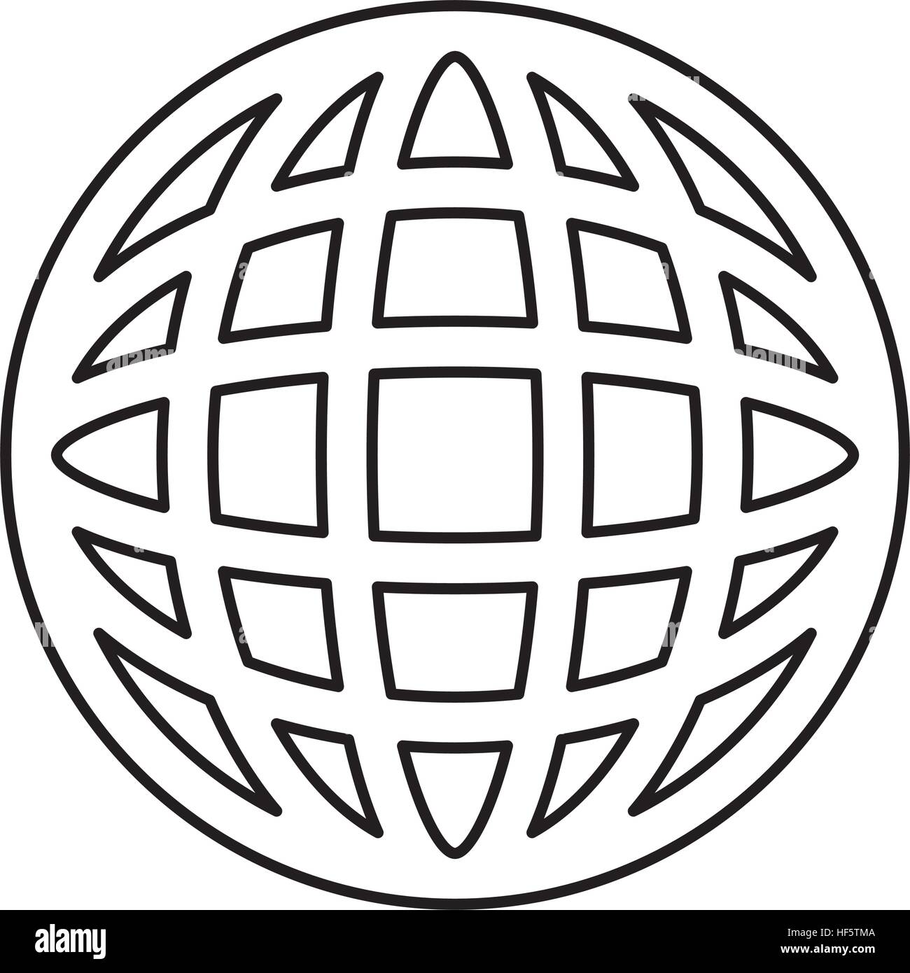 Global sphere symbol Stock Vector Image & Art - Alamy