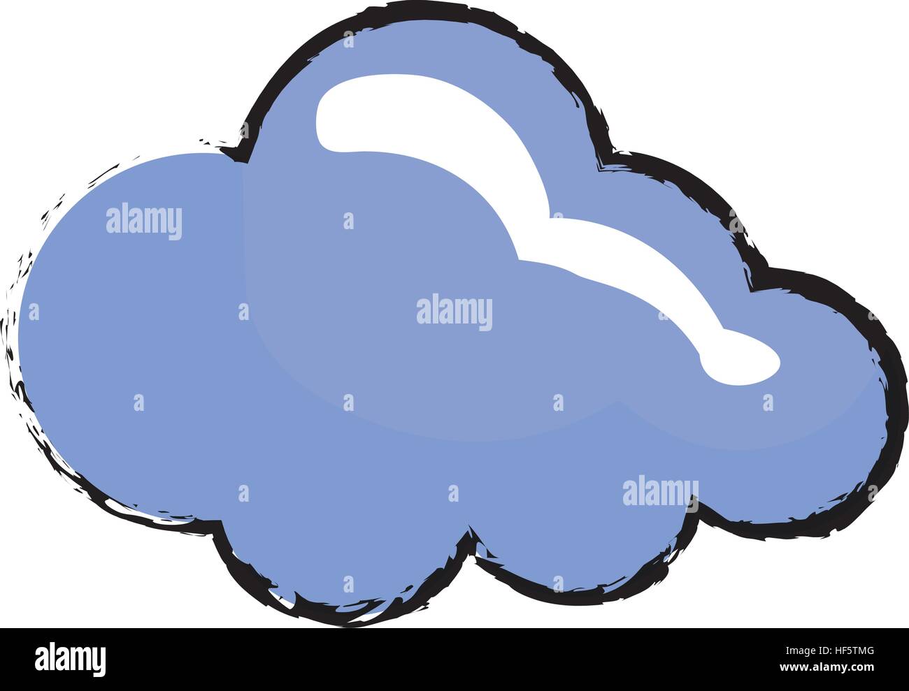 Isolated cloud symbol Stock Vector Image & Art - Alamy