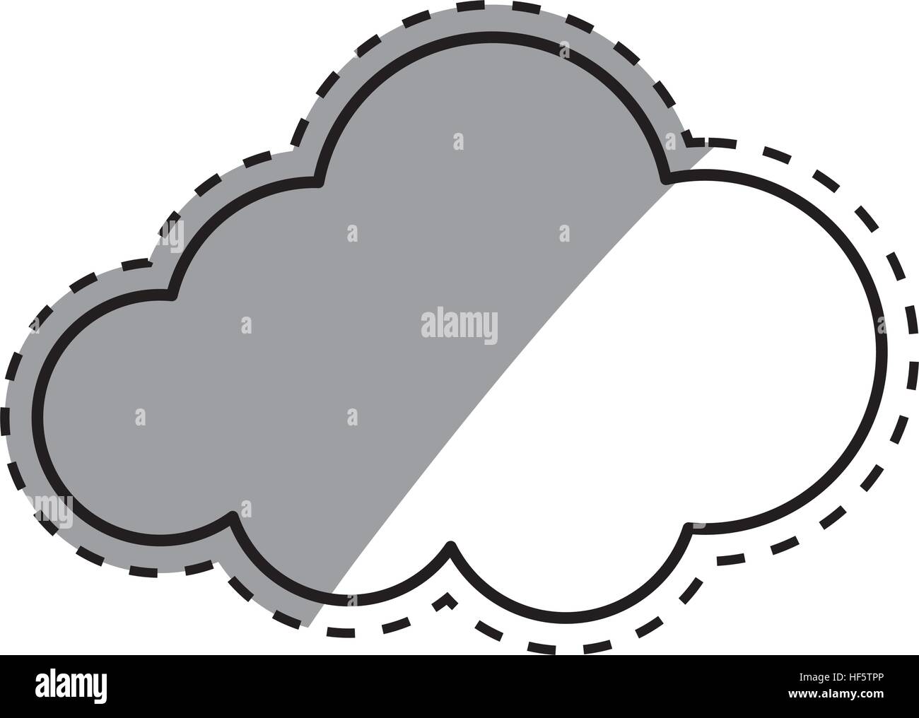 Isolated cloud symbol Stock Vector Image & Art - Alamy