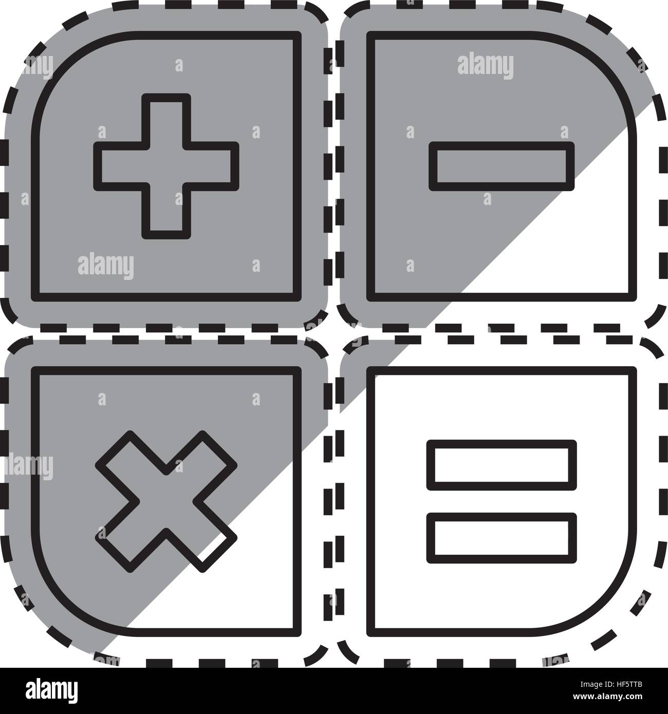 Math Symbols Cut Out Stock Images & Pictures - Alamy