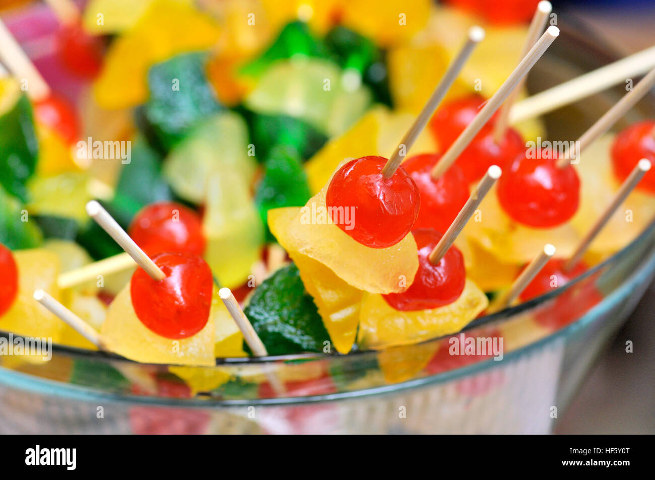 Candied fruit, Sant Ponç fair. Barcelona. Catalonia. Spain Stock Photo ...