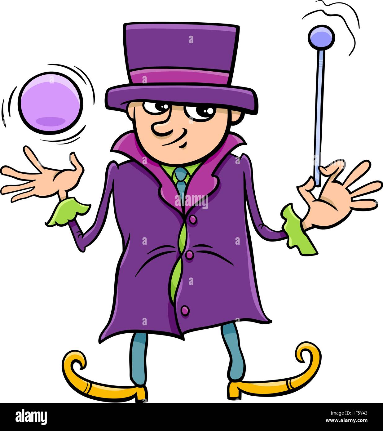 Wizard cartoon Stock Vector Images - Alamy