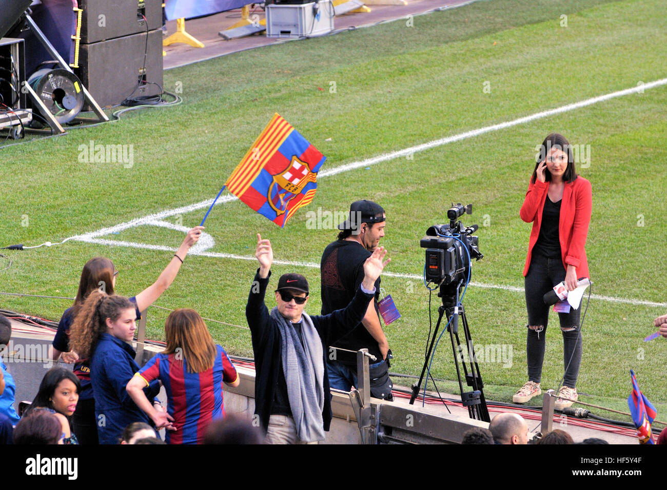 Barcelona Football club . Camp Nou stadium. Les Corts district ...
