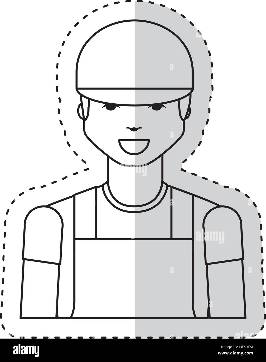 mechanic avatar character icon vector illustration design Stock Vector ...