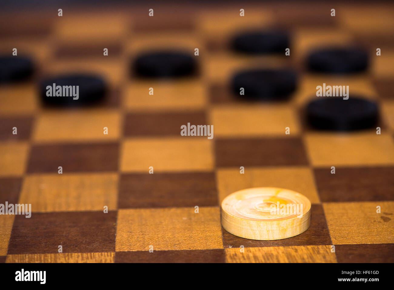 board with dams game Stock Photo - Alamy