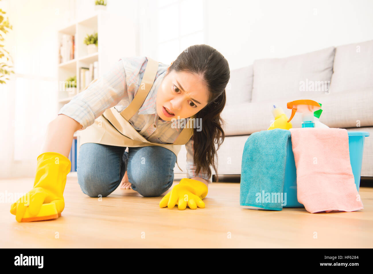 Cleaning home expression hi-res stock photography and images - Alamy