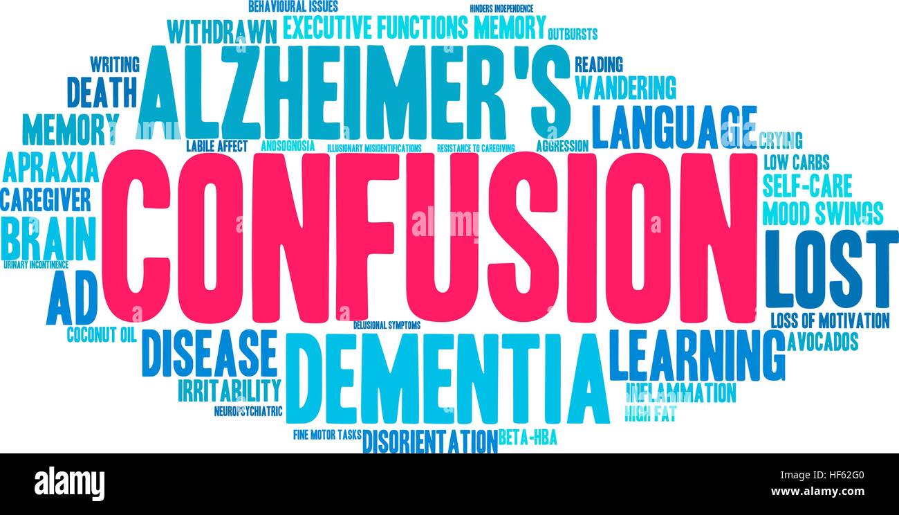Confusion word cloud on a white background Stock Vector Image & Art - Alamy