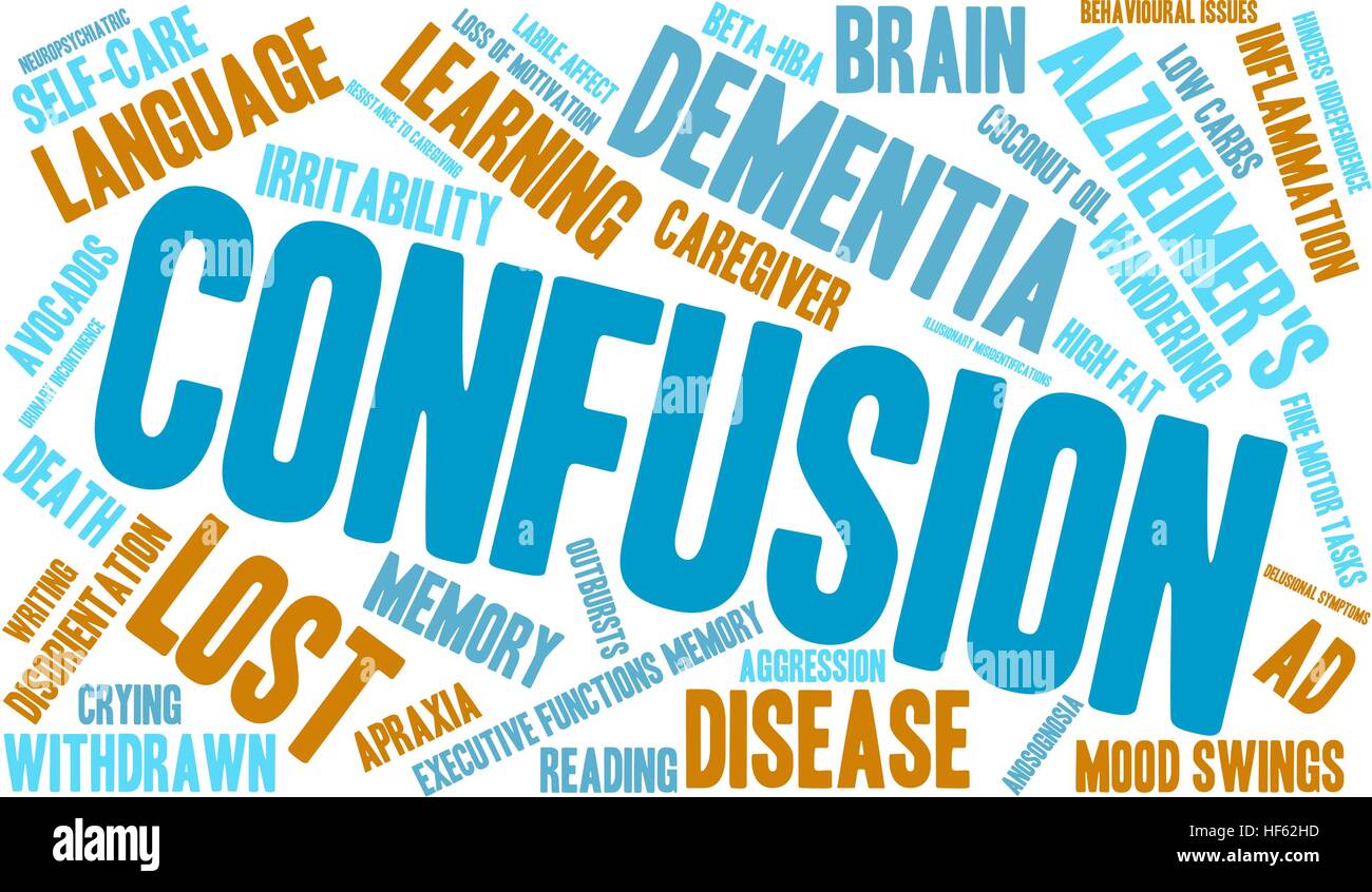 Confusion word cloud on a white background Stock Vector Image & Art - Alamy