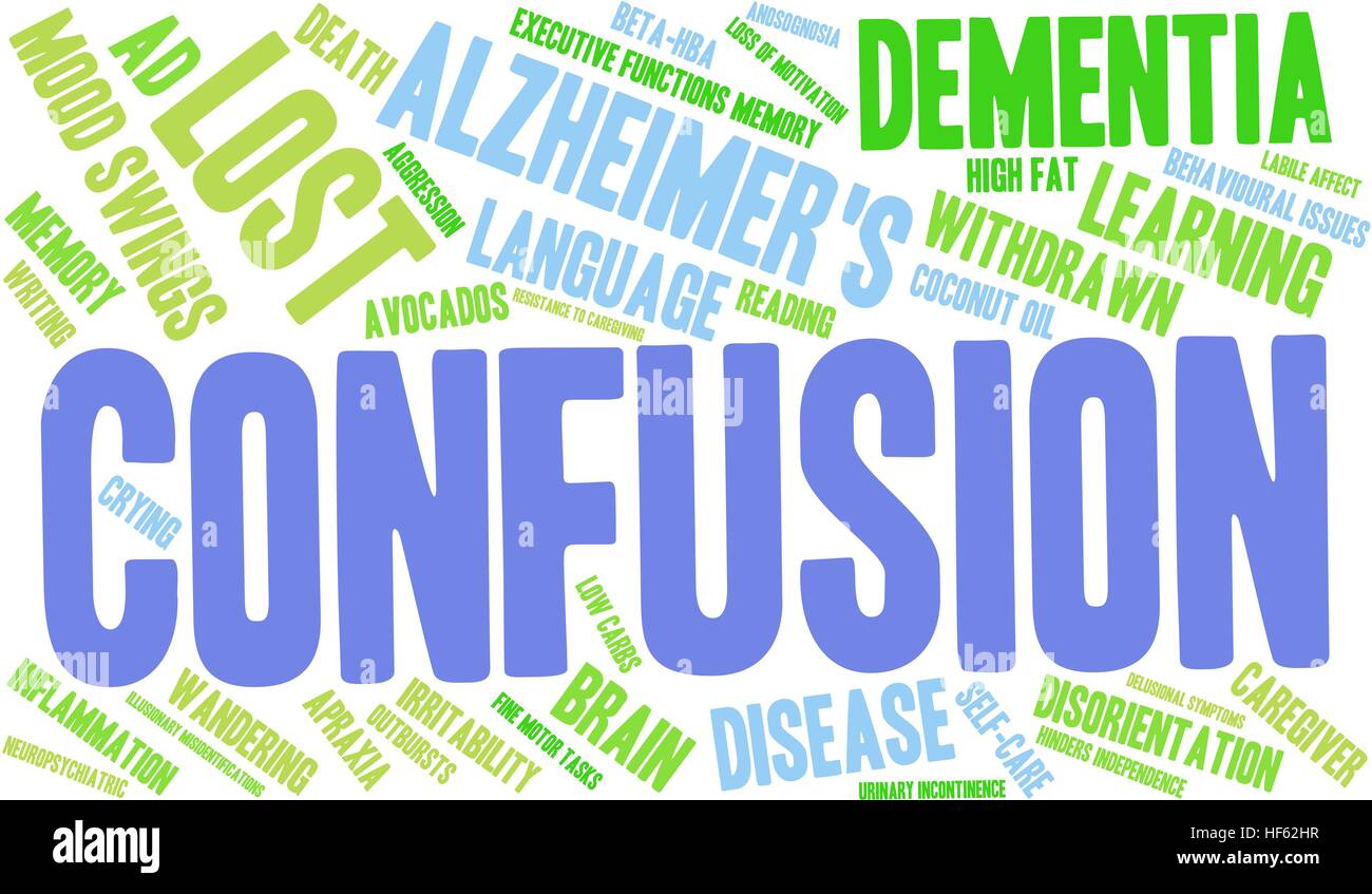Confusion word cloud on a white background Stock Vector Image & Art - Alamy