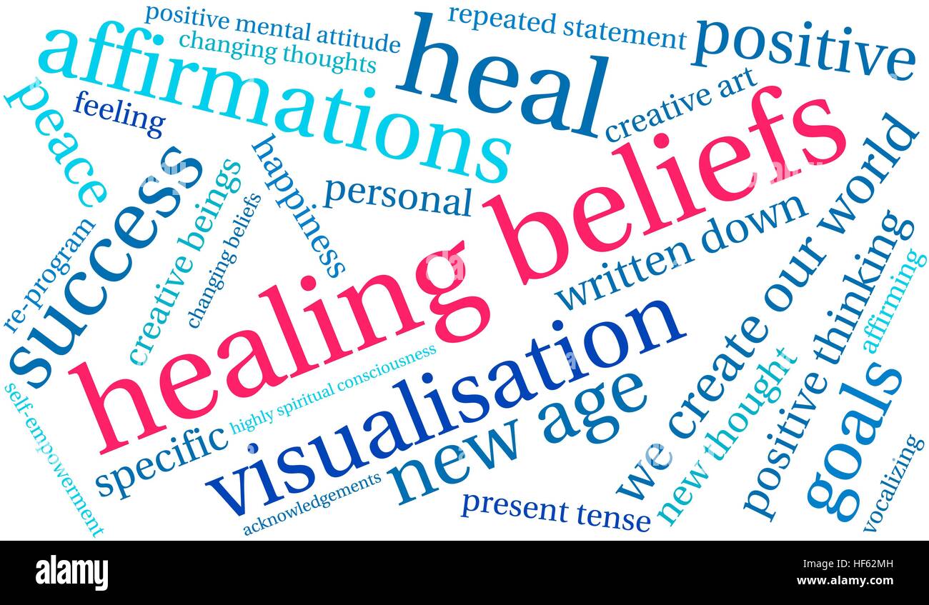 Healing Word Cloud Stock Vector Image & Art - Alamy