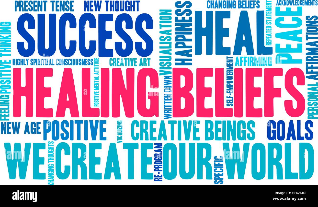 Healing Word Cloud Stock Vector Image & Art - Alamy