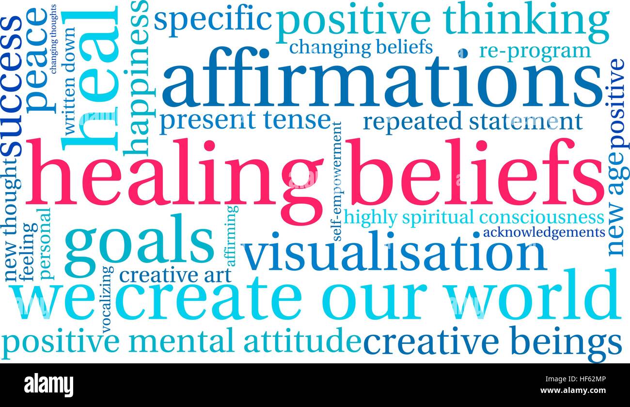 Healing Word Cloud Stock Vector Image & Art - Alamy